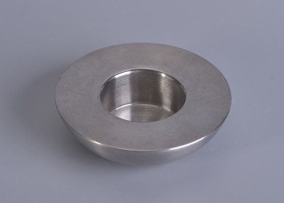 25Ml Mini Simple Silver Tealight Metal Candle Holders Thick Wall Eco Friendly