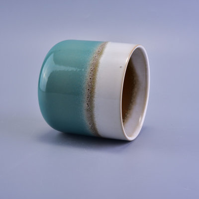 Hand Made Classic Glazing Ceramic Candle Holder For Household Decoration