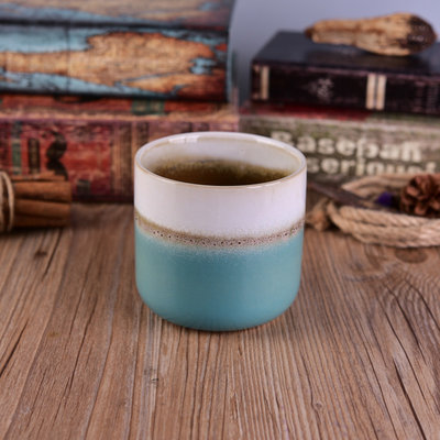 Hand Made Classic Glazing Ceramic Candle Holder For Household Decoration