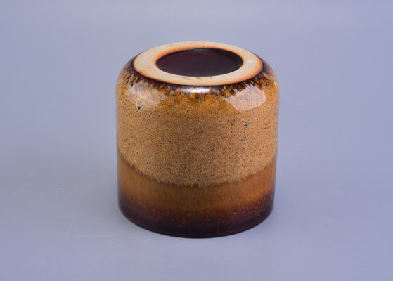 570Ml Transmutation Glazed ceramic candle containers for Candle Message in Set of 7 colors