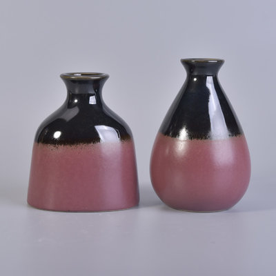 Household Decorative Fragrance Empty Diffuser Bottles , Ceramic Aroma Diffuser