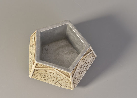 200Ml Fl 7oz Vintage Concrete / Cement / Ceramic Candle Holder Five Pointed Star Shaped