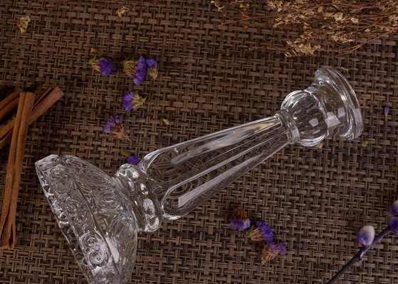 Tabletop Cut Scented Glass Candle Stand Holders For Wedding Decoration