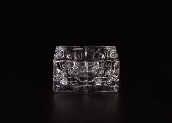 Replacement 15ml Square Glass Candle Holders , Tea Light Crystal Glass Candle Jars