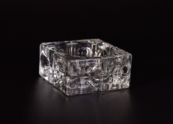 Replacement 15ml Square Glass Candle Holders , Tea Light Crystal Glass Candle Jars