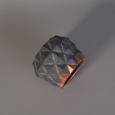 Contemporary Rhombohedral Concrete Candle Holders For Home Decoration