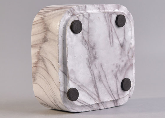 Retro stick home decoration cement Ceramic Candle Holder for scented candles making