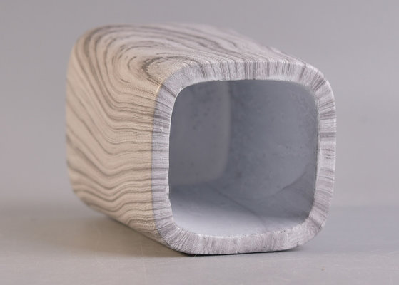 Cement Homeware Concrete Storage Jar , table square candle holders