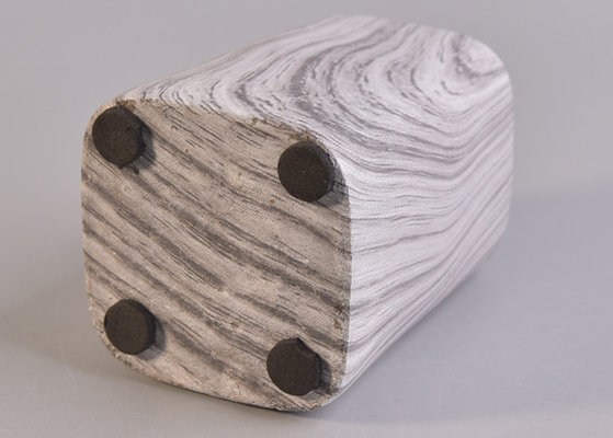 Cement Homeware Concrete Storage Jar , table square candle holders