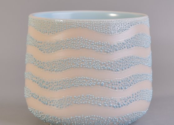 Glazed Finish Unique Ceramic Candle Holder Home Decor Handmade Candle Cup Holders