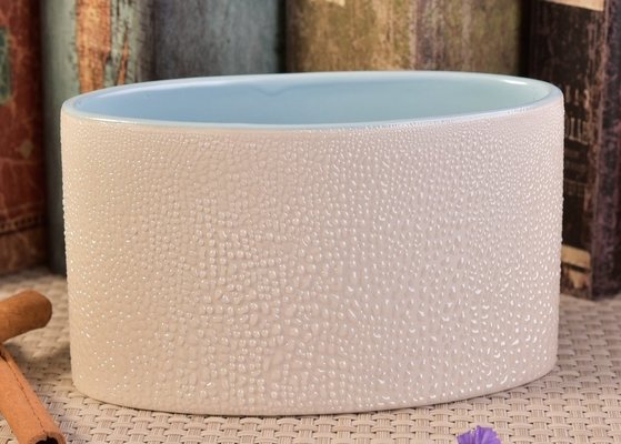 Luxury Wedding Gift Scented Ceramic Candle Holder With Wood Lid Offer ASTM