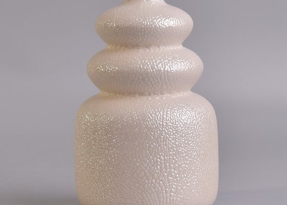 239ml White Pearl Dots Glazed Calabash Shaped Fragrance Oil Ceramic Bottles