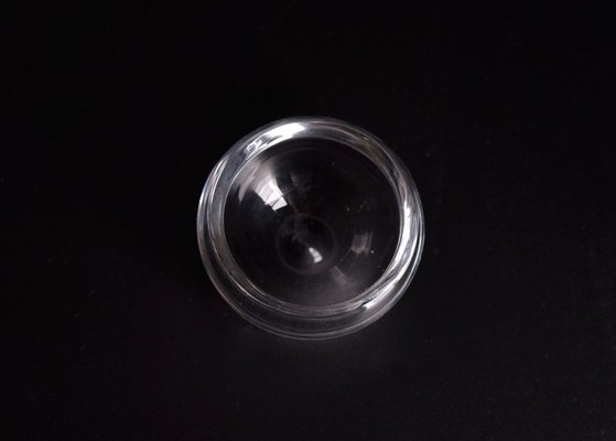 Crystal Clear Tumbler Mini Glass Candle Holders For Tea Lights , Bowl Shape