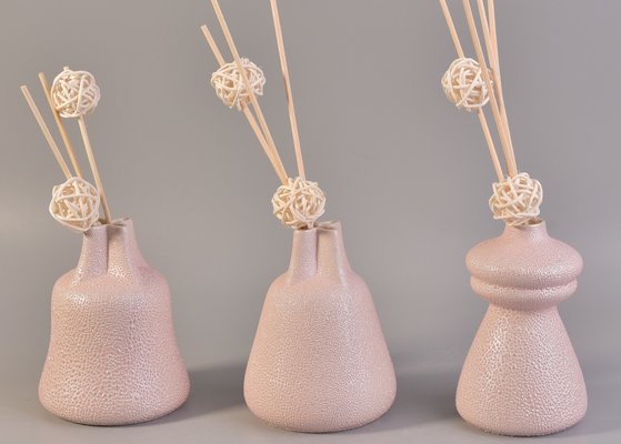 Custom Beautiful Aroma Reed Ceramic Diffuser Bottles In Stock Eco Friendly