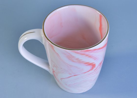 Marble patterned ceramic candle holders ceramic mug sets for coffee or tea drinking