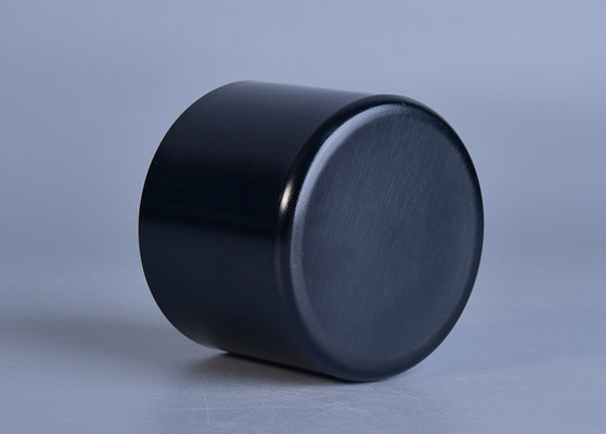 Home Decoration Custom Black Metal Aluminum Tealight Candle Holder Eco - Friendly