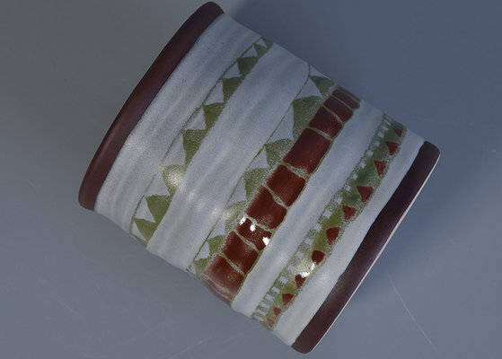 Furnace Transmutation Hand Painting Candle Holder Ceramic For Scented Candle Making