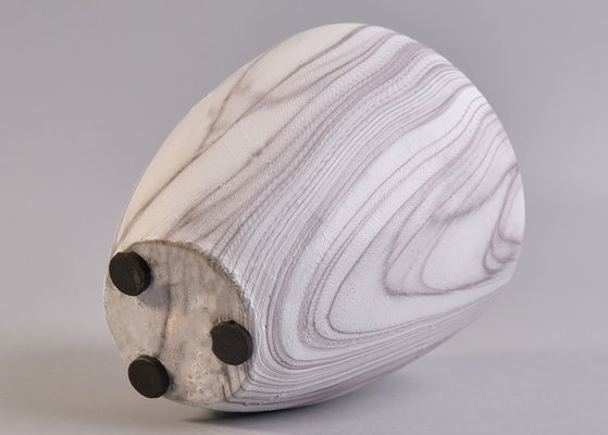 Pearl Glazed Concrete Glass Candle Holder Hydrographics Transfer Printing