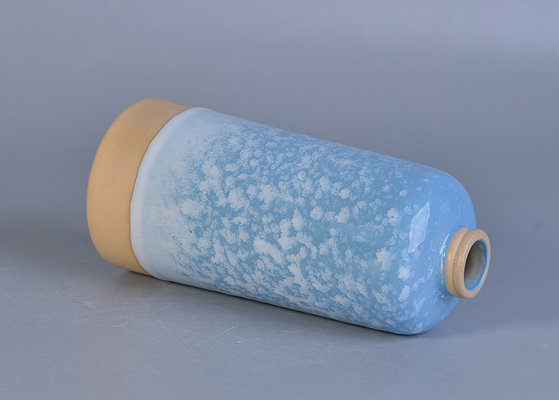 Glazed Aroma Empty Diffuser Bottles And Reeds 580ml Ceramic Candle Holder