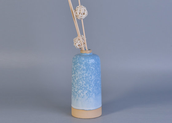 Glazed Aroma Empty Diffuser Bottles And Reeds 580ml Ceramic Candle Holder