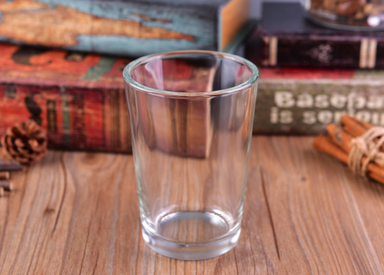 20OZ Drinking Glass Candle Holder For Juice , Colored Glass Tumblers