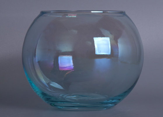 Mouth Blown Ball Liquid Luster Candlestick Holder Tea Light Holder OEM ODM