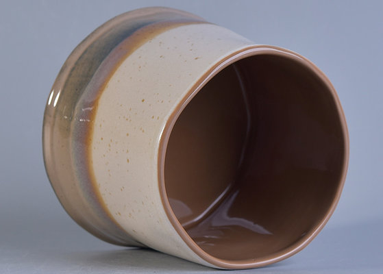 Transmutation Glazed Colorful Recycled Porcelain Candle Jars Empty 600ml Capacity
