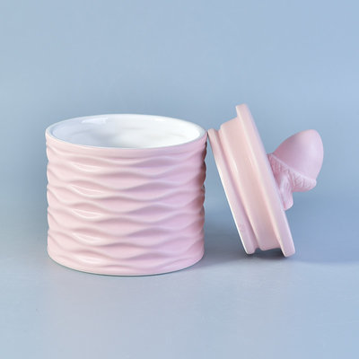 Beautiful ceramic house candle holder With Lids / ceramic tea light holders