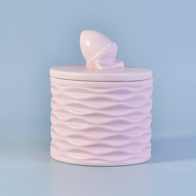 Beautiful ceramic house candle holder With Lids / ceramic tea light holders