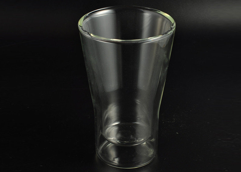 Mouth Blown Double Wall Drinking Glasses Cup Borosilicate Personalized 