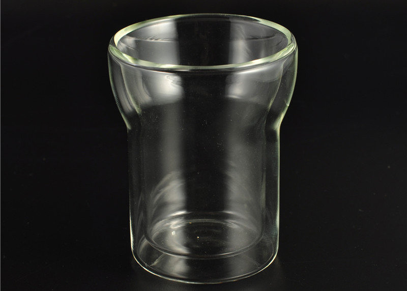 Unique Double Walled Glass Espresso Cups And Saucers Lead Free