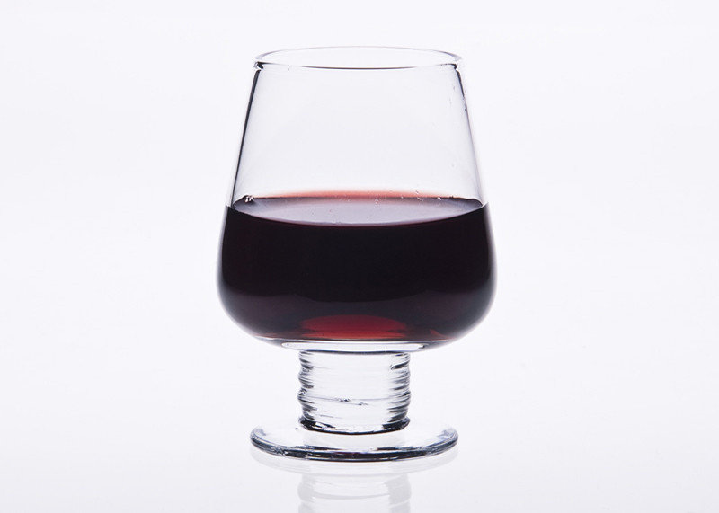 Hand Blown Stemware Wine Glasses Set Heat Resistant Decorated