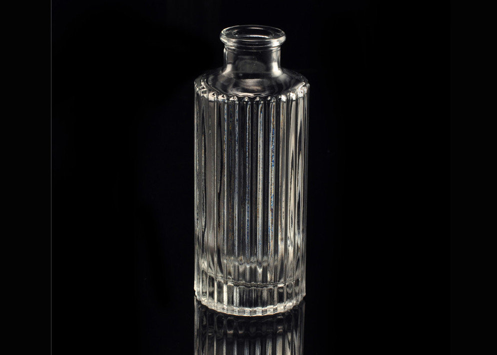130ml Luxury Decoration Empty Diffuser Bottles Glass With Customized Cap