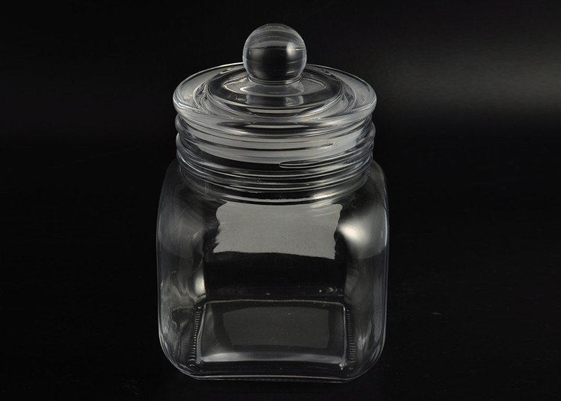 Bean Glass Tableware Airtight Food Storage Containers , Airtight Glass Jars