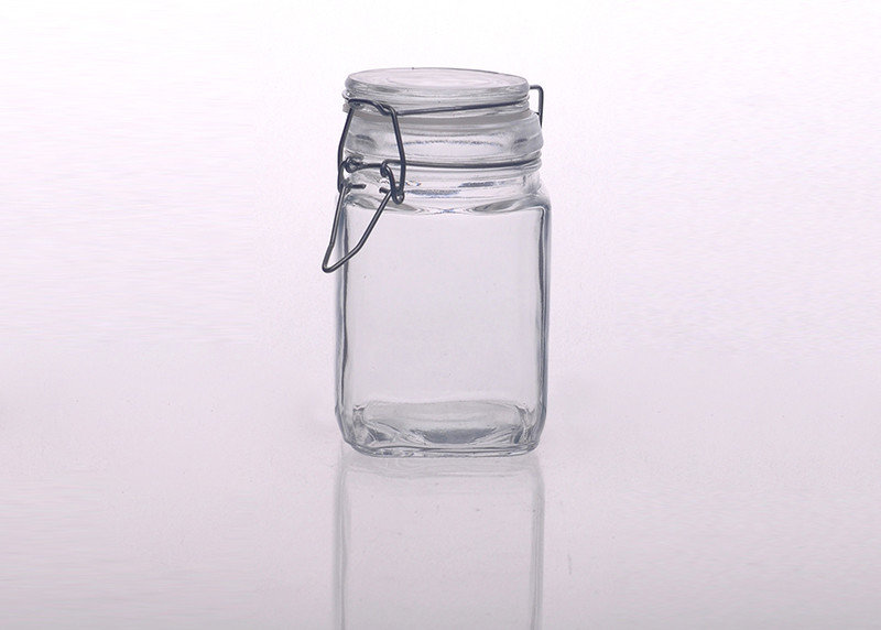 Airtight Glass Kitchen Storage Jars Container Rubber Seal Eco Friendly