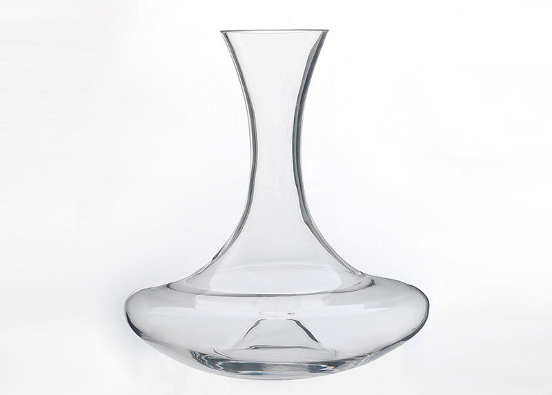 Lead Free Hand Blown Glass Wine Decanter , Red Wine Glass Decanter