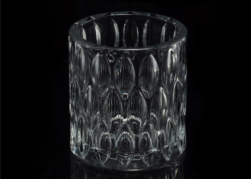 Home decoration Wedding Decorative Glass Candle Jars Glass Candle Containers