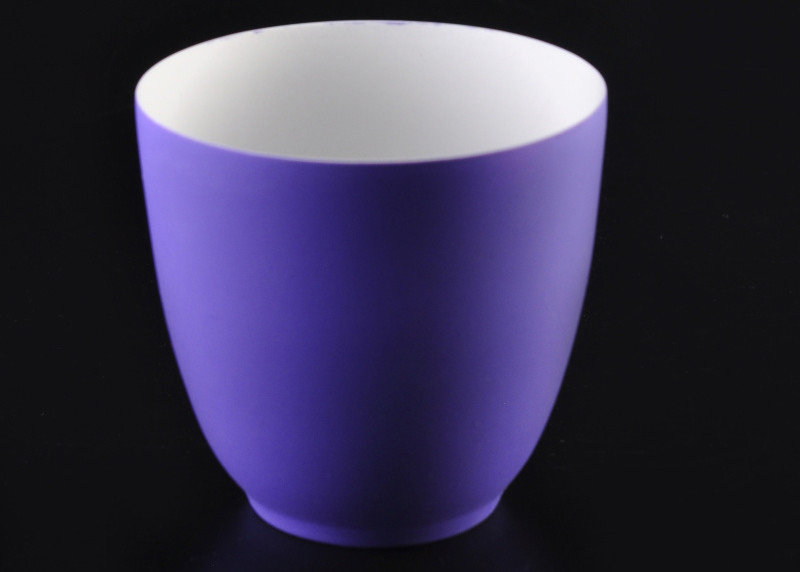 Christmas purple color ceramic candle holder tealight holder for home decoration