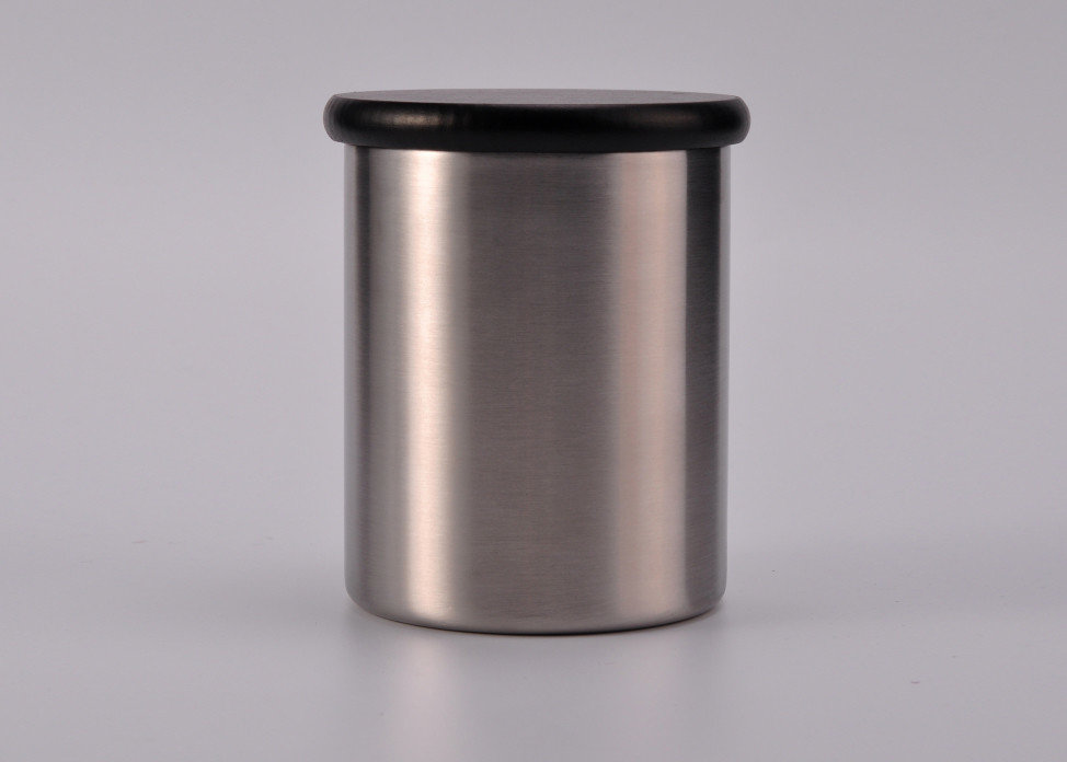 Luxury 304 Stainless Steel Candle Jars With Lids For Home Decoration