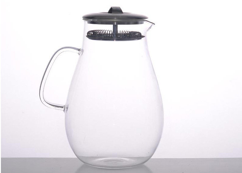 Wholesale Large Capacity Glass Teapot With Stainless Lids And Filter