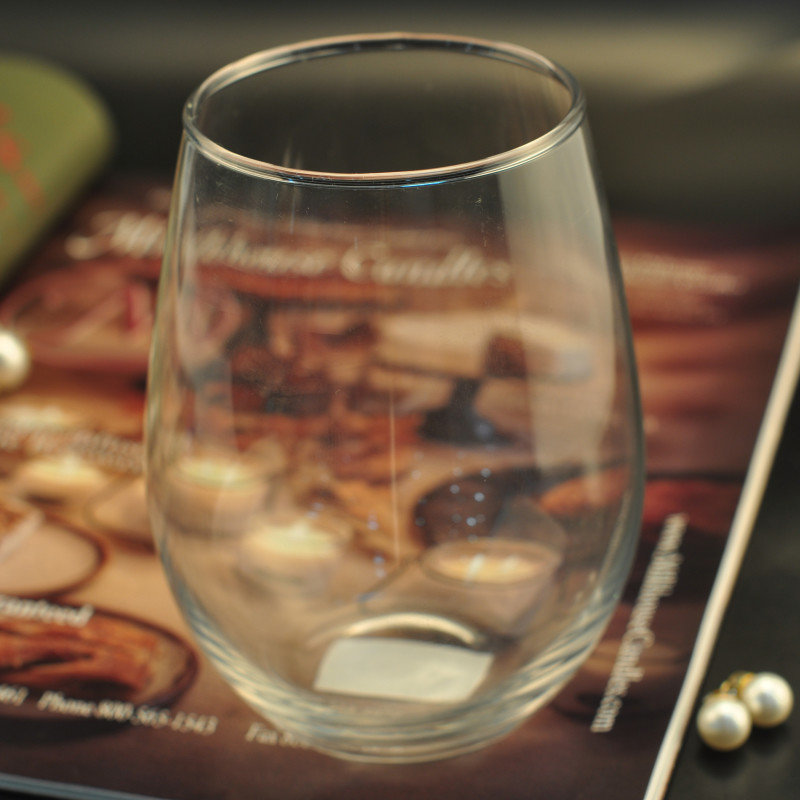 Handmade Glass Tableware , engraved glass tumblers for whisky and red wine