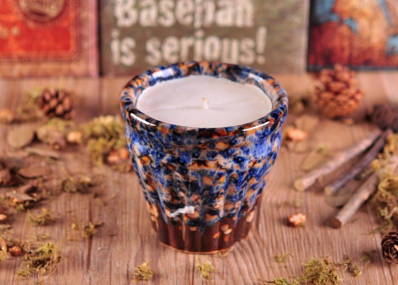 Heat Resistant Marbel Design Ceramic Candle Holders for Weddding Decor
