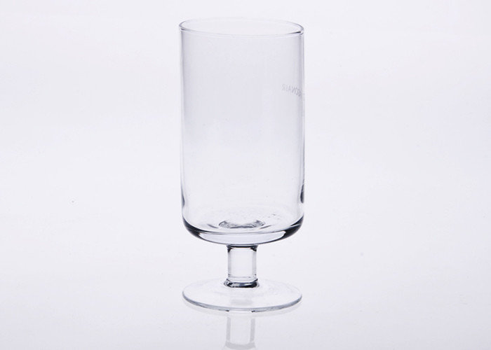Airline Red Wine / Stem Brandy Stemware Wine Glasses decorated , Hand blown