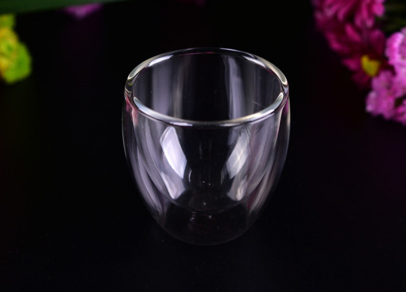 Family Reunion Double Wall Borosilicate Glass Cup Drinking For Christmas Promotional