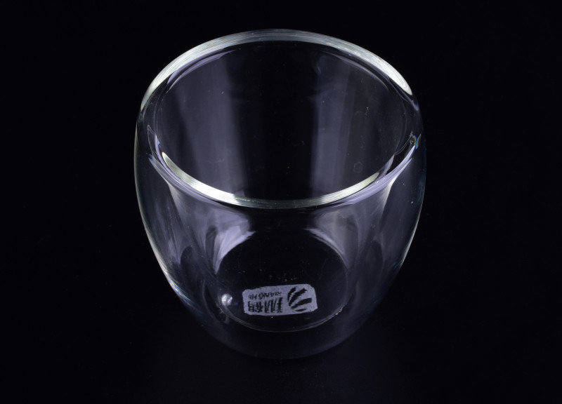 Customizable Durable Borosilicate Drinking Glasses / Clear Double Walled Glasses