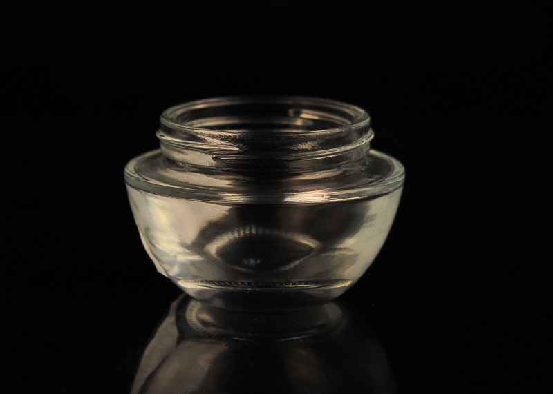 60Ml Empty Cosmetic Cream Glass Perfume Bottles Jar With Screw Cap
