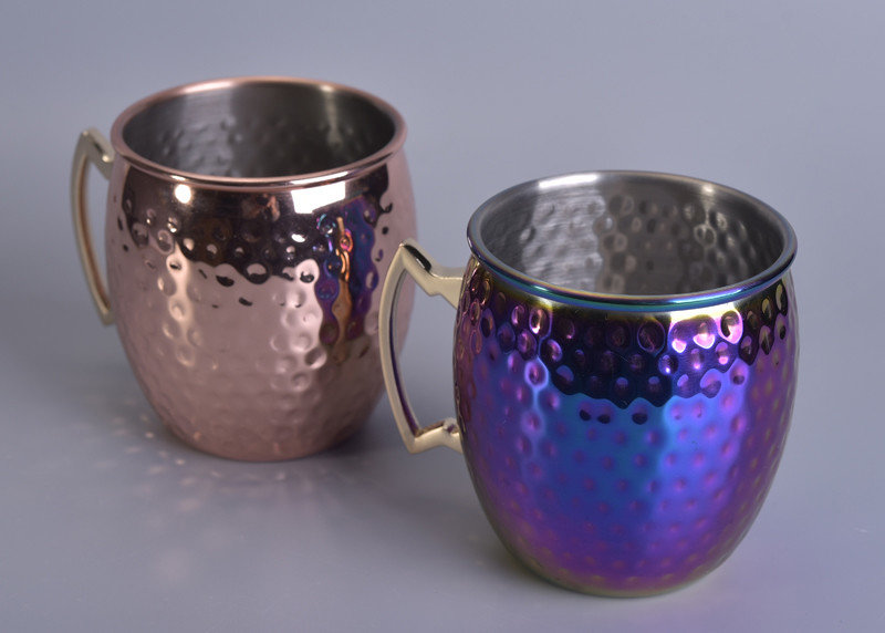 Home Decoration Stainless Steel candle holder metal Eco - friendly