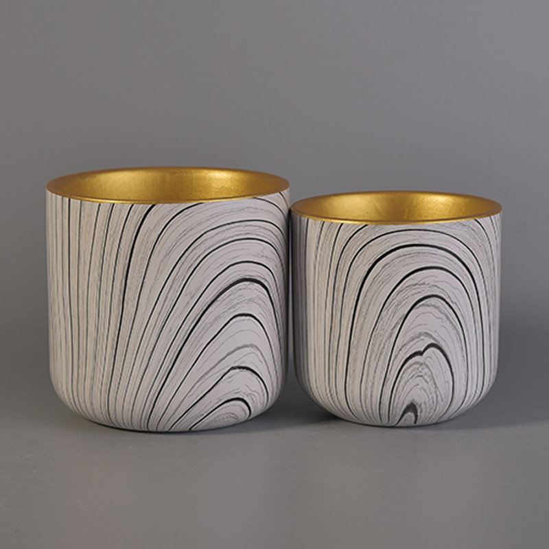 Wedding Votive Candle Holders Bulk / Ceramic Candlestick Holders Eco - Friendly