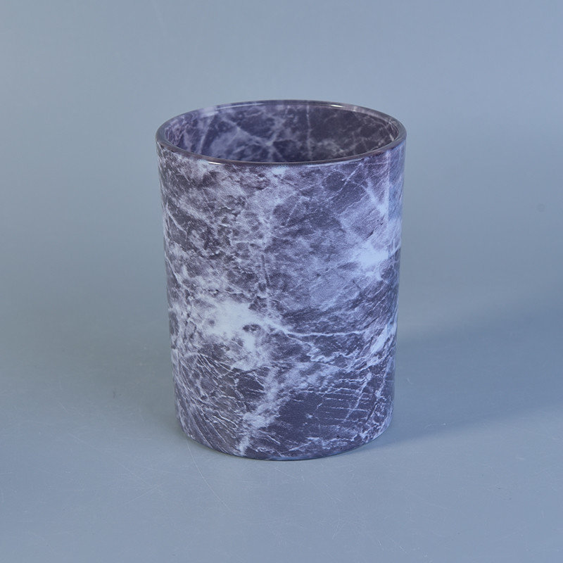 Contemporary Glass Candle Holders For Decor / Coloured Glass Candle Holders