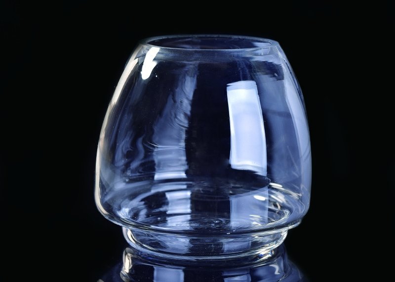 Popular Custom Candle Glass Containers Crystal Glass Candle Vessels For Decoration
